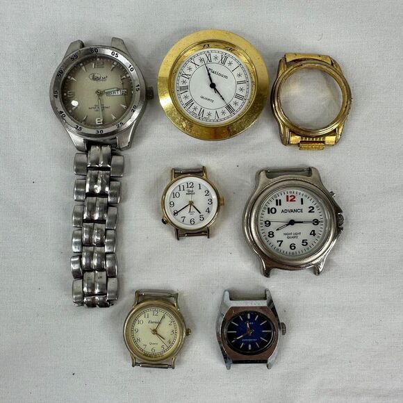 Timex | Accessories | Vtg Watch Faces Lot Of 5 Plus Extras Bum Eternity ...